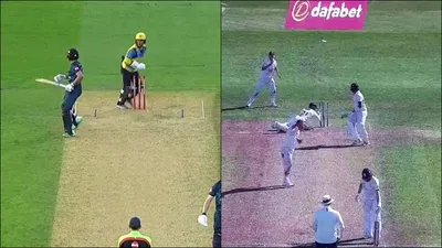 Few weeks after brainfade dismissal, Haider Ali gets stumped out in hilarious fashion again on ...