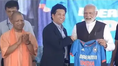 Watch: PM Modi lays foundation stone for Rs 451 cr Varanasi stadium in ...