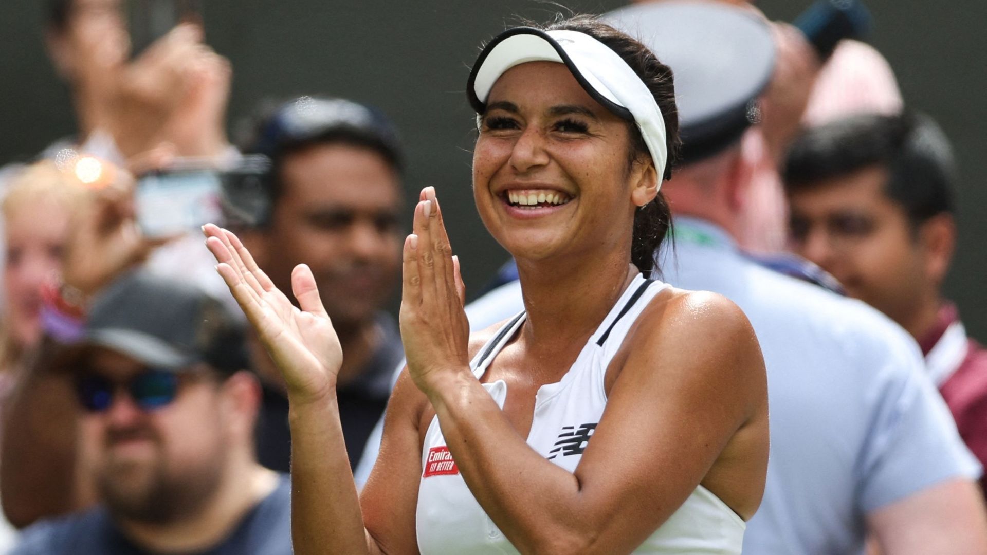 Wimbledon breakthrough for Heather Watson as British crowd favourite ...